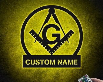 Metal Masonic Sign - Etsy