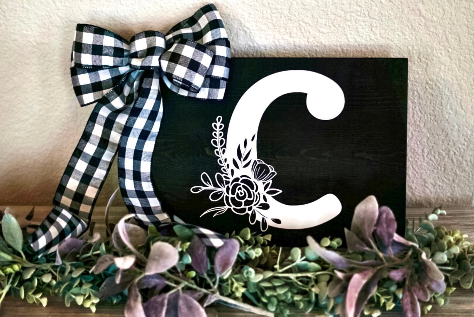 Wooden Letter Sign Customizable Wooden Sign Personalized Wood Decor ...