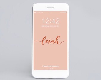 Personalized Name Wallpaper - Etsy