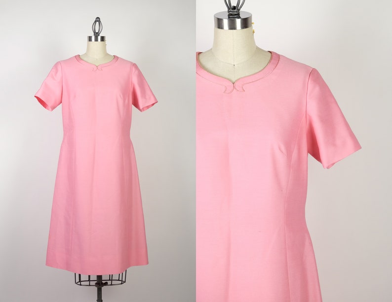 1960s Bubblegum Pink "pan-am" Dress - Etsy