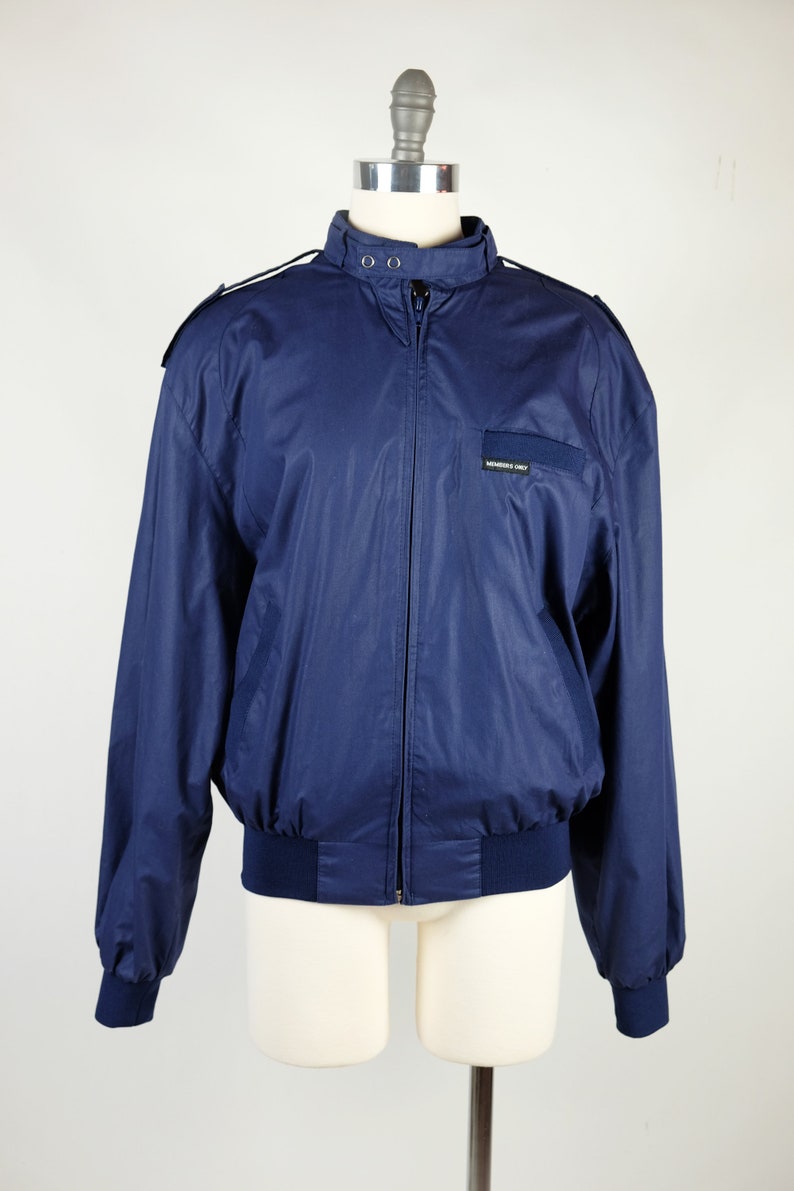 1980s Members Only Iconic Racer Jacket - Etsy