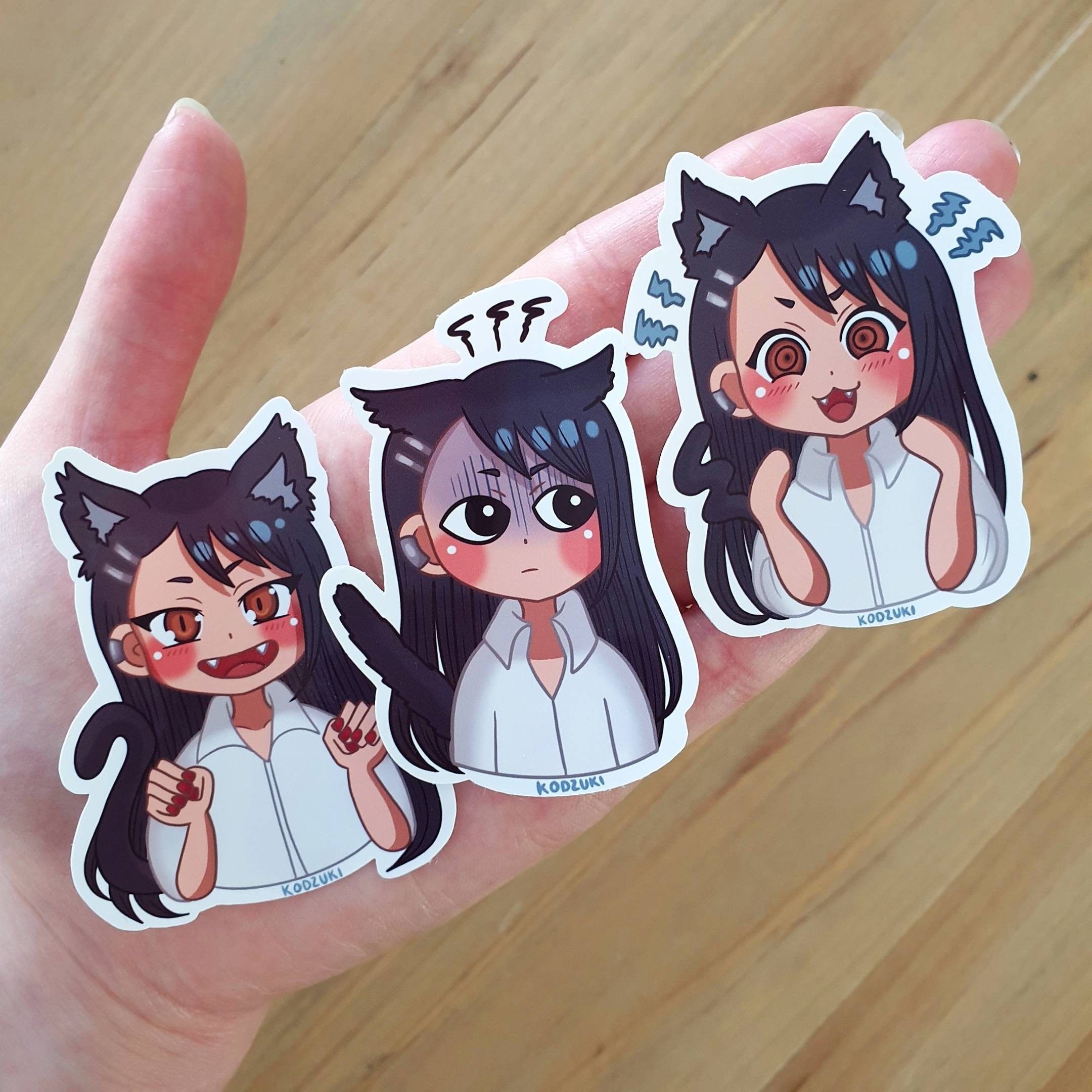 Nyagatoro Stickers Ijiranaide Nagatoro-san Don't Toy - Etsy