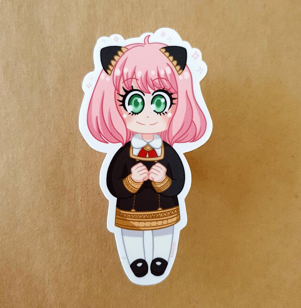 Anya Sticker Spy Family Cute Chibi Anime Manga Fanart - Etsy