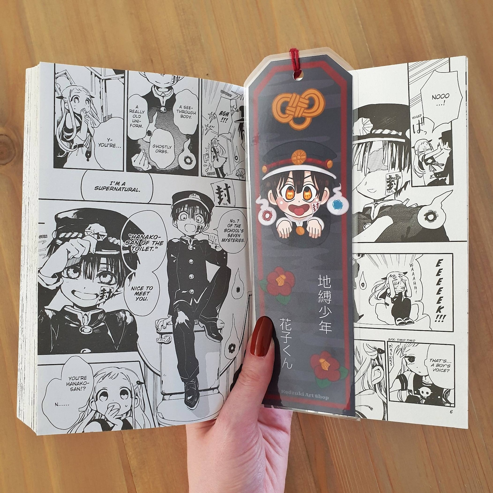 Toilet-bound Hanako-kun Laminated Bookmarks With Tassels - Etsy