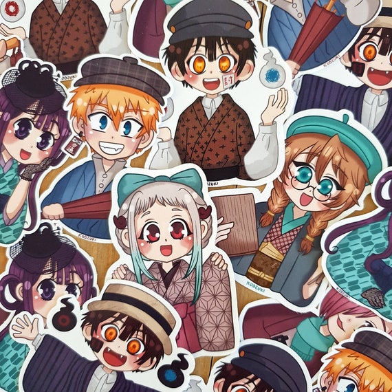 Toilet-bound Hanako-kun Stickers Hanako Nene Tsukasa Aoi | Etsy
