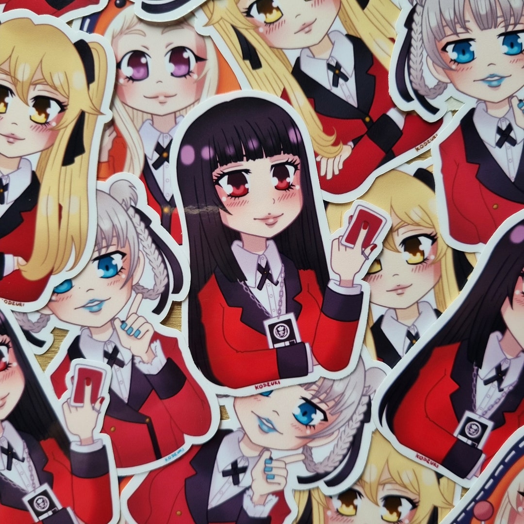 Gambling School Stickers | Kakegurui, Cute, Chibi, Anime, Manga, Fanart ...