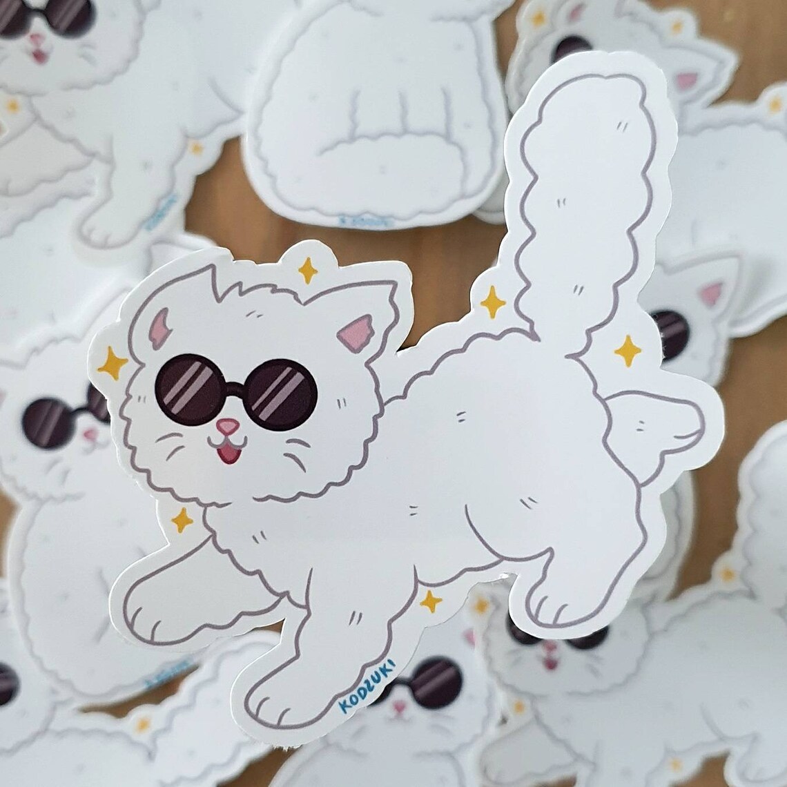 Gojo kitty stickers Jujutsu Kaisen JJK cute chibi | Etsy