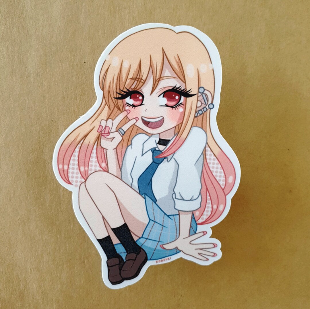Kitagawa Marin Sticker | My Dress-up Darling, Cosplay, Cute, Chibi ...