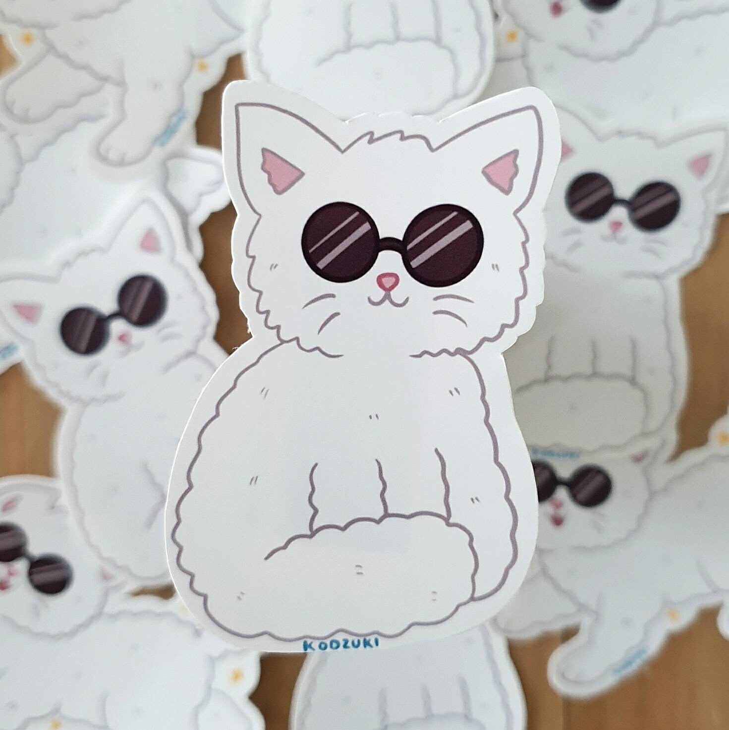 Gojo kitty stickers Jujutsu Kaisen JJK cute chibi | Etsy