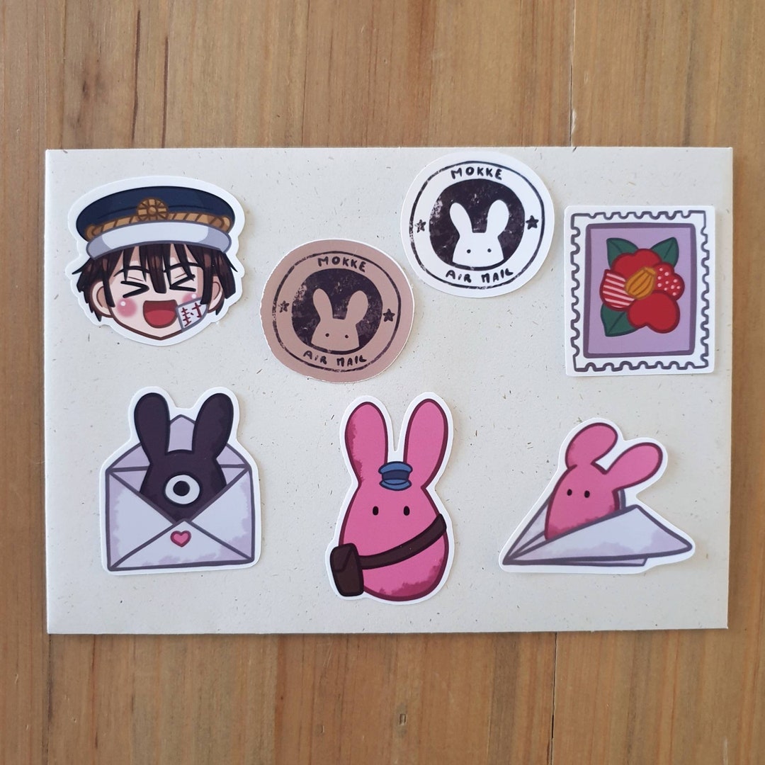 Mokke Mail 7-stickers Bundle | TBHK, JSHK, Jibaku Shounen, Toilet-bound ...