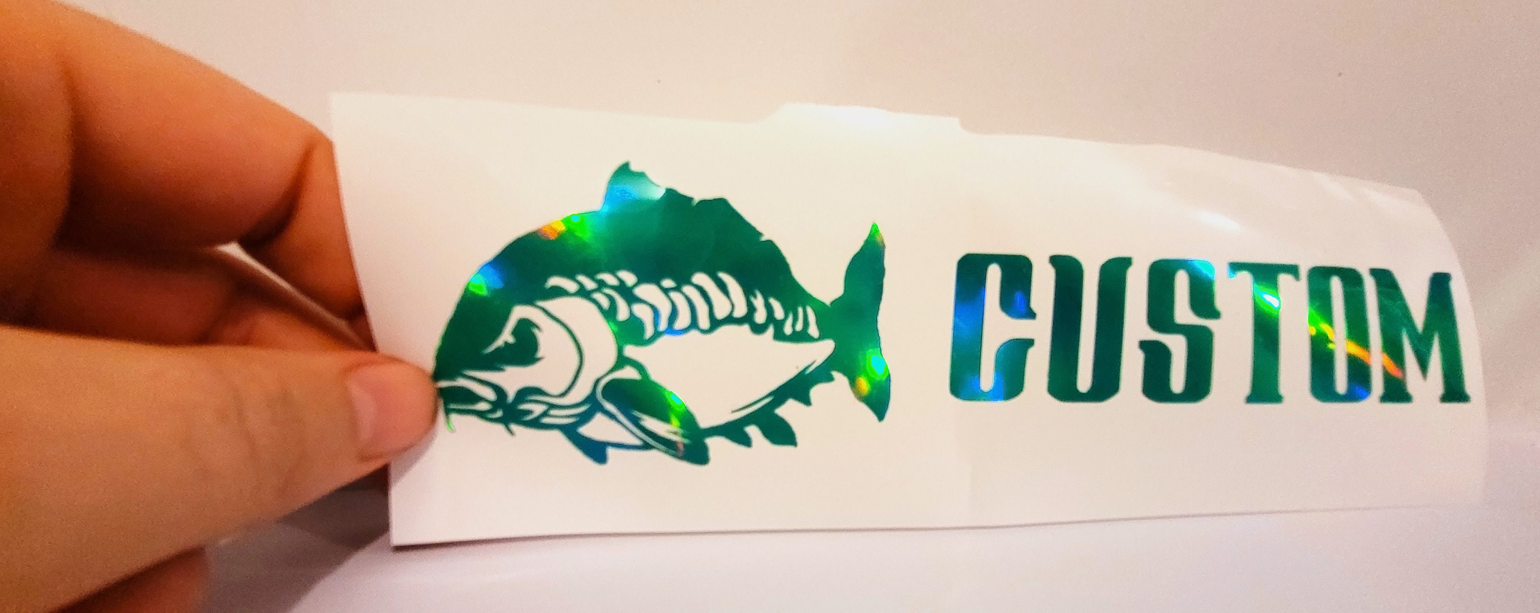 Carp Fishing Stickers customization available carp fishing | Etsy