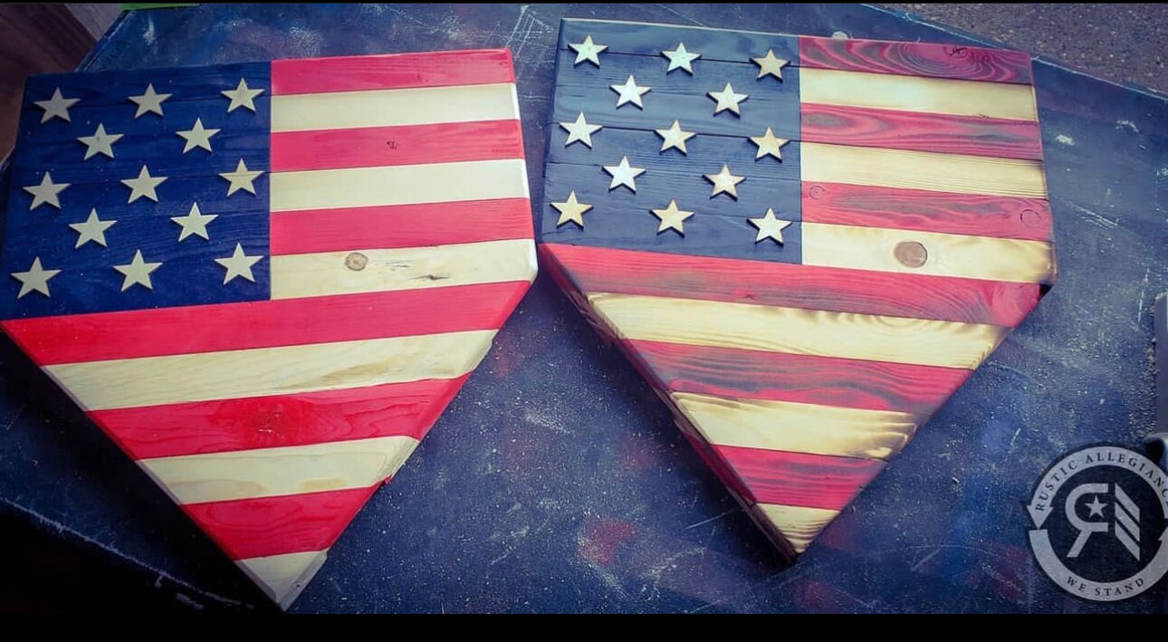 Baseball Home Plate Wooden Sign - Etsy