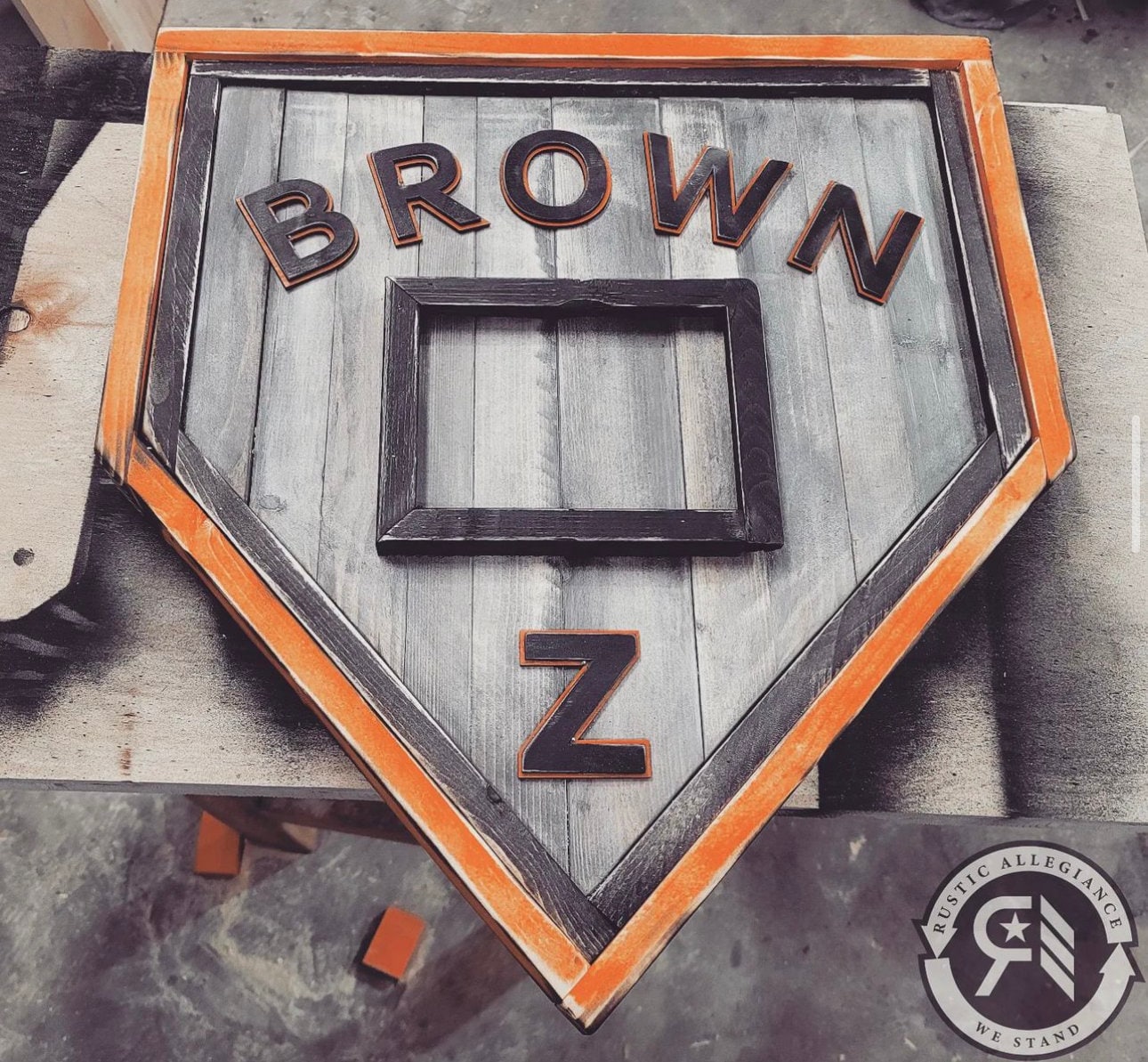 Baseball Home Plate Wooden Sign - Etsy
