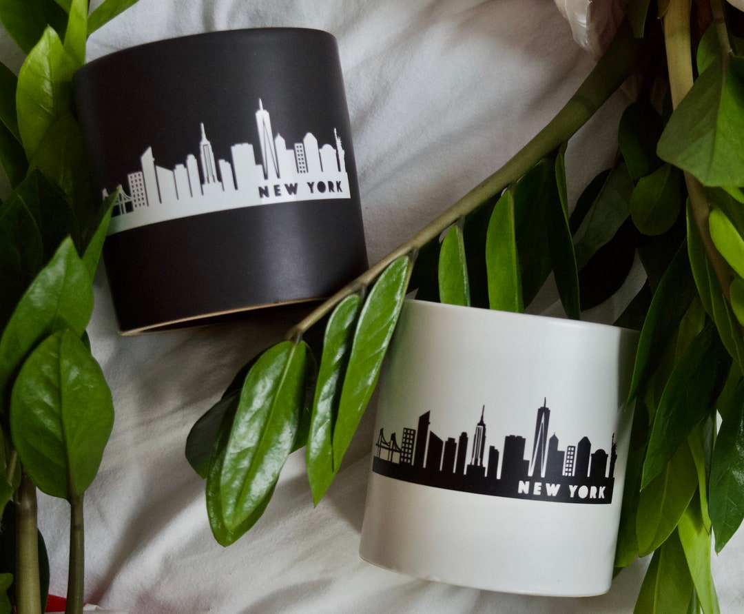 City Planter NYC Skyline Philadelphia Skyline Small Town - Etsy