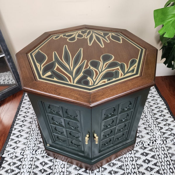 Painted Side Table - Etsy
