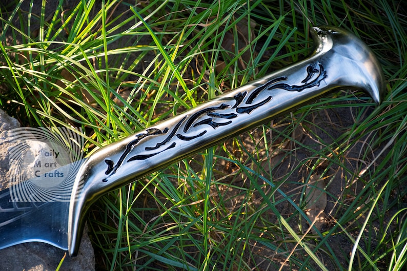 Long Sword Wall Mount Decor Replica Sword Fantasy Swords - Etsy