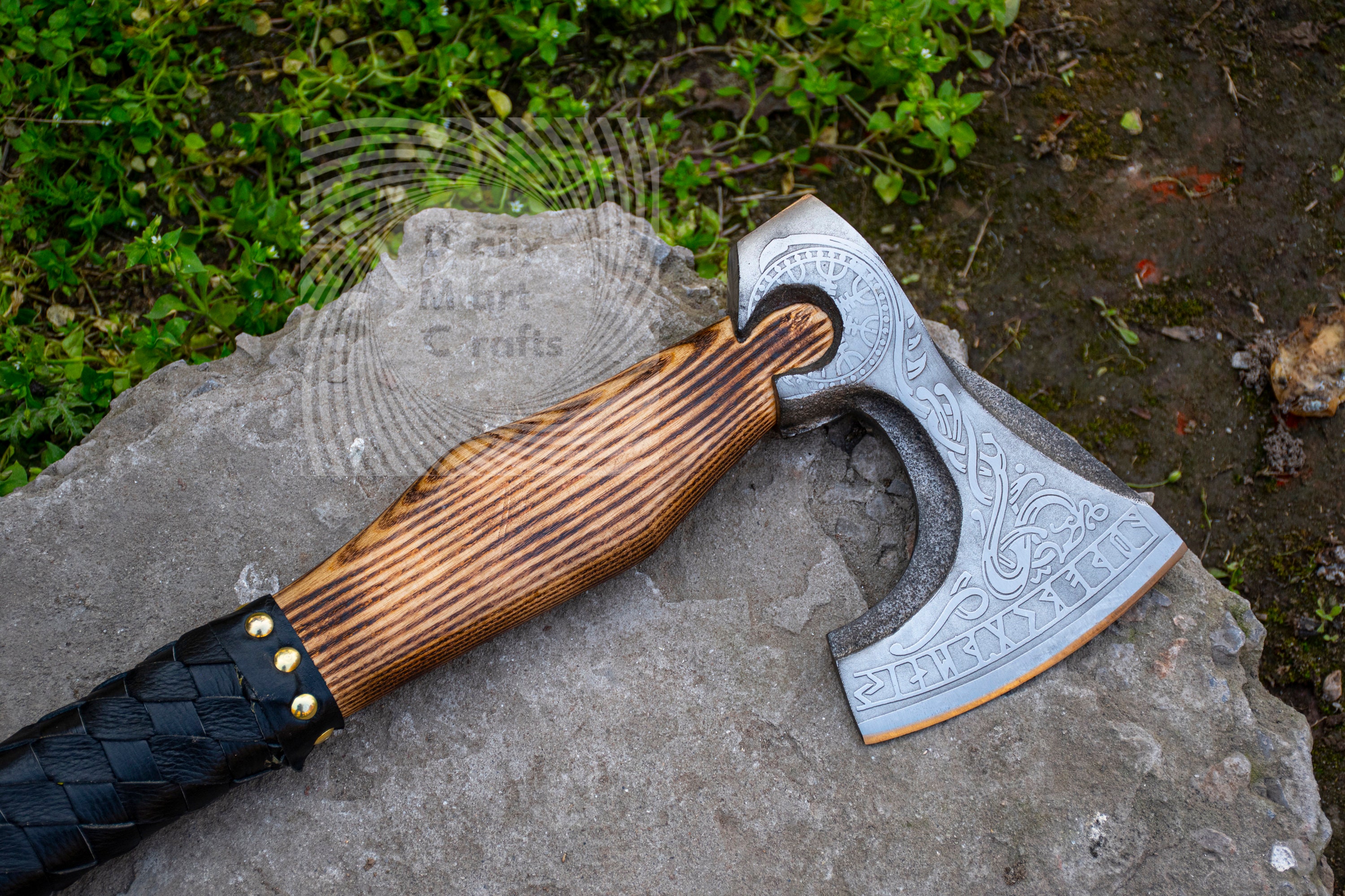 Custom Hand Forged Viking Axe Special gift for him High | Etsy