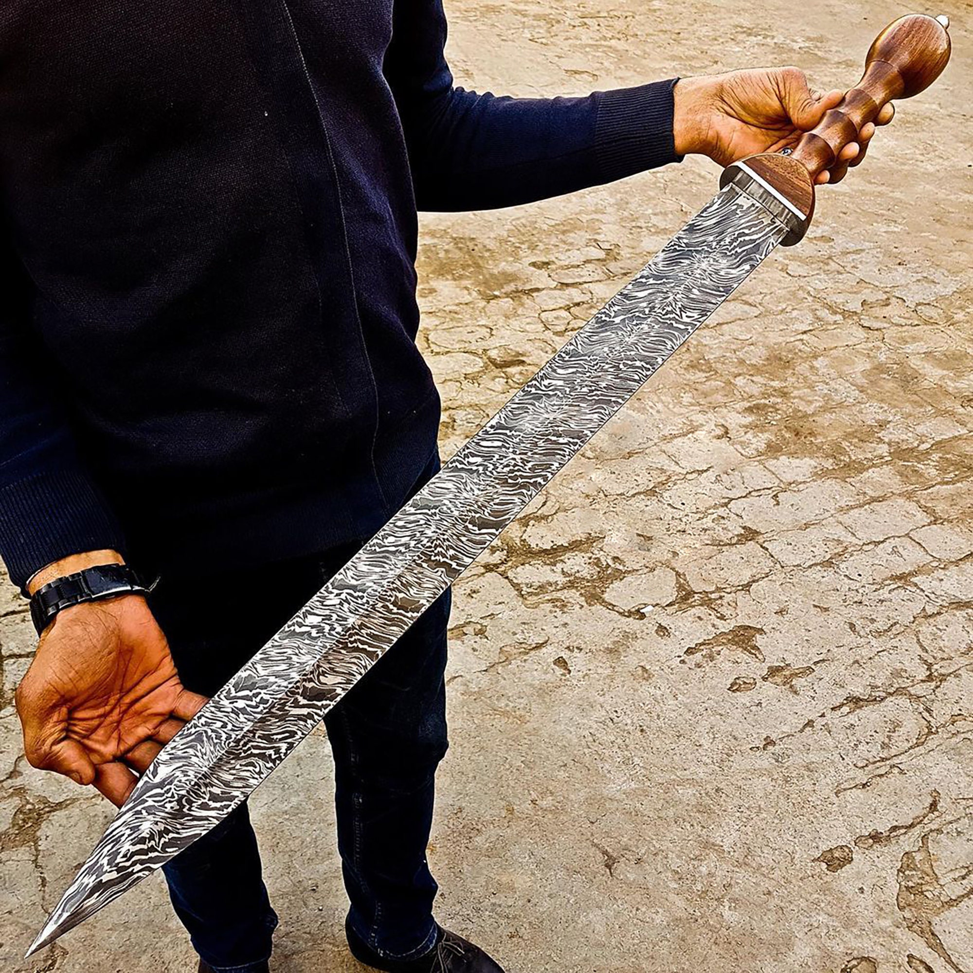 35viking Sword Hand Forged Sword Damascus Steel - Etsy