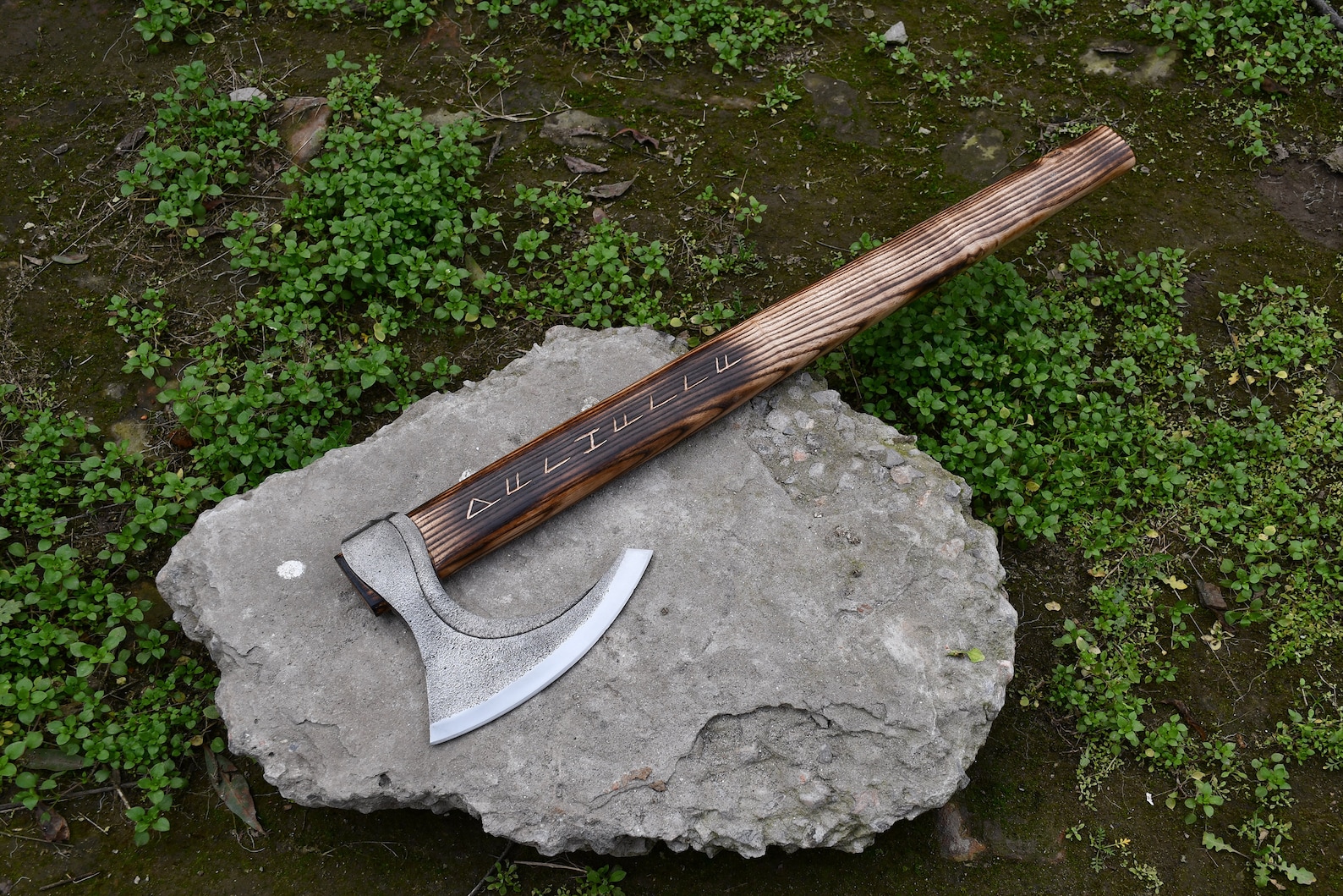 Beautiful VIKING AXE Axe Handle made by Ash Wood Viking | Etsy