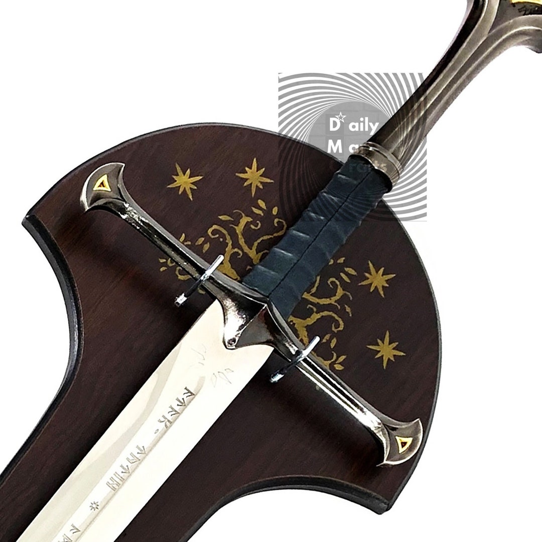 ANDURIL Sword of Strider, Custom Engraved Sword, LOTR Sword, Lord of ...