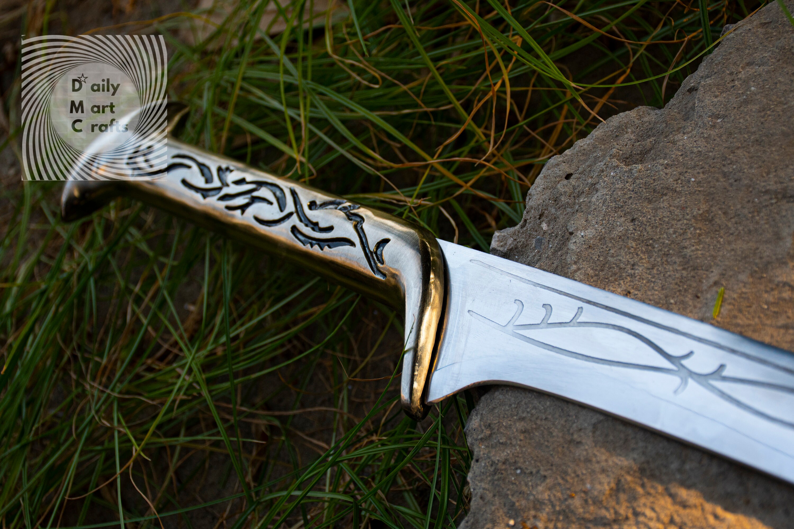 Long Sword Wall Mount Decor Replica Sword Fantasy Swords - Etsy