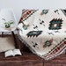 Aztec Throw Blanket Cotton Bohemian Throw Blanket Fringed Sofa Throw ...