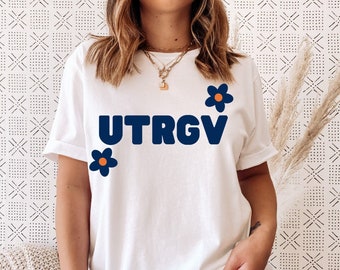 Floral Utrgv Shirt - Etsy