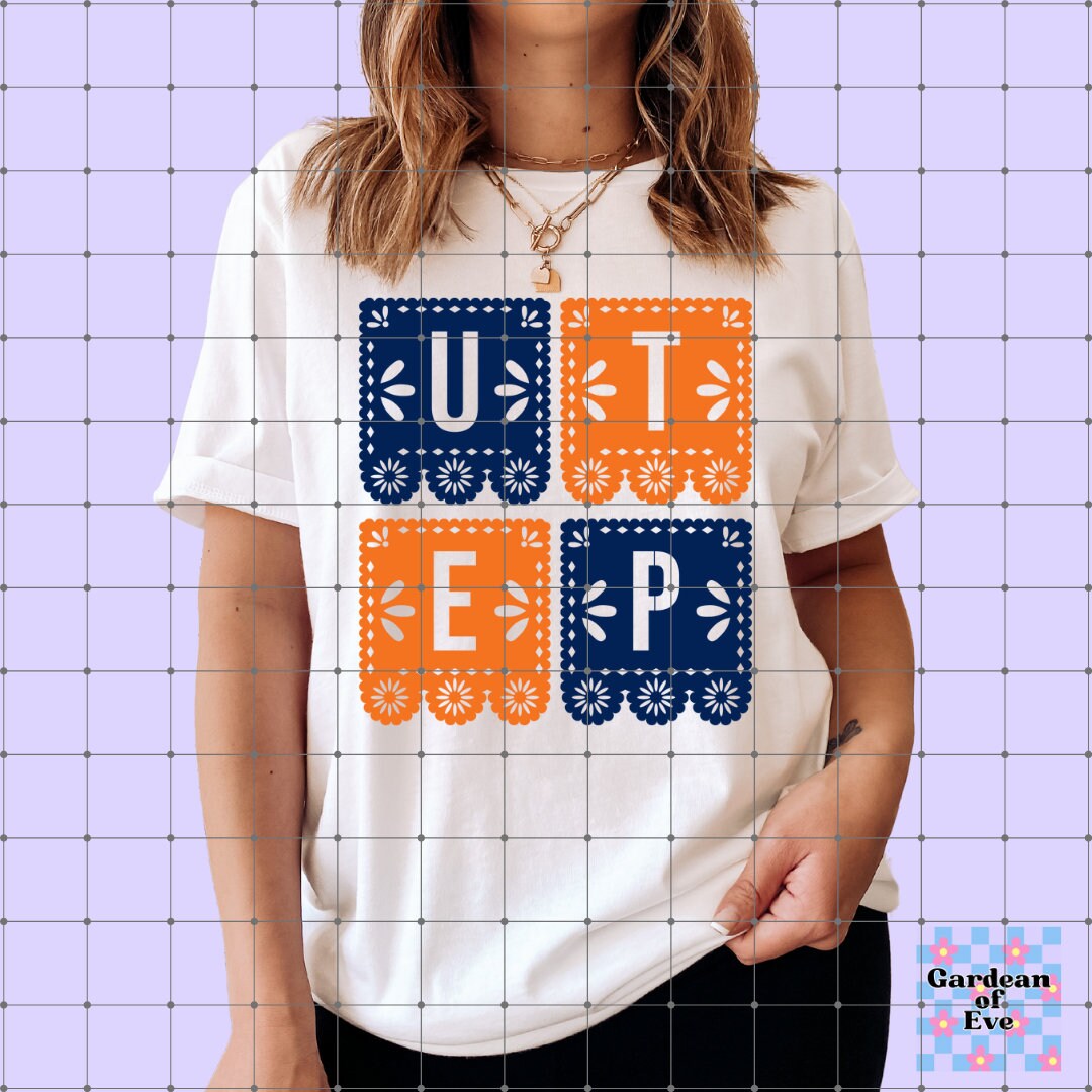 UTEP Fiesta Shirt, University Shirt, Fiesta Print University Shirt ...