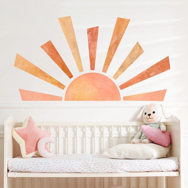 Sun Wall Decal - Etsy