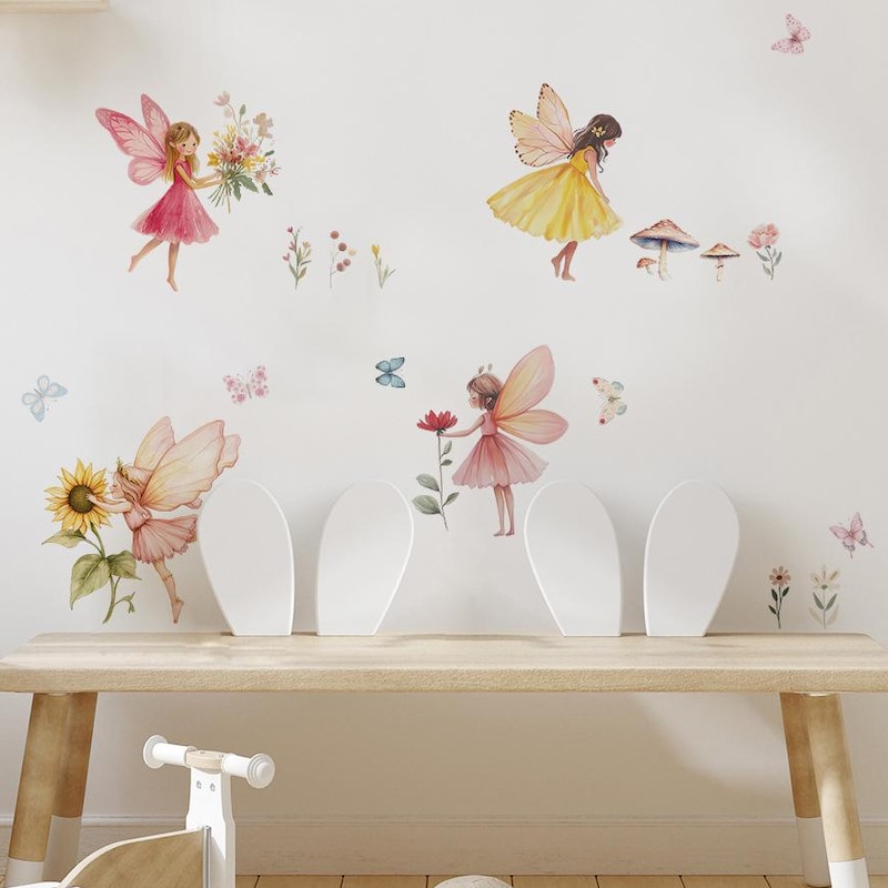 Forest Fairy Wall Decals - Etsy