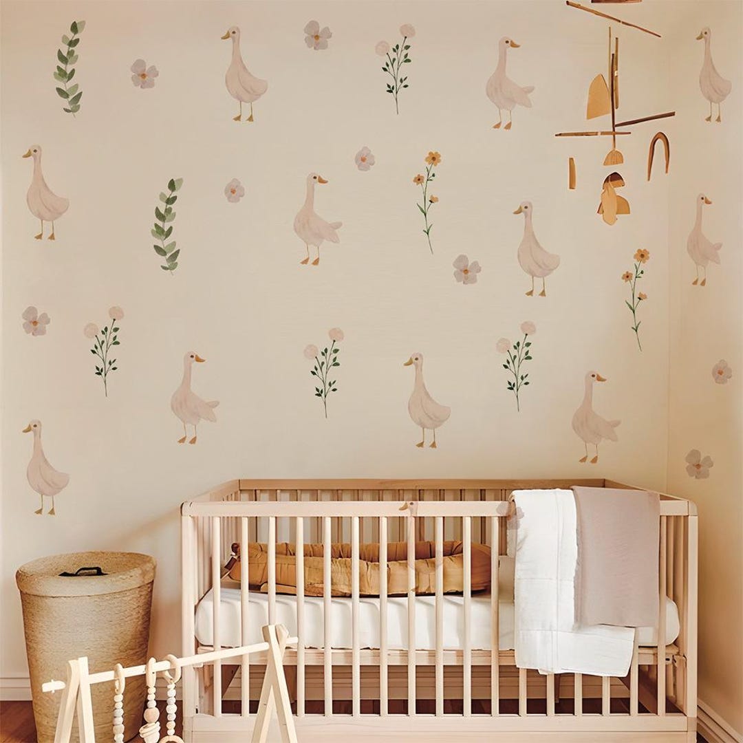 Goose Wall Stickers,geese Kit for Nursery Decor,goose Wall Declas Peel ...