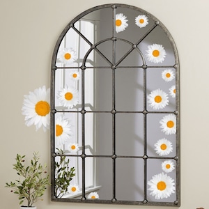 Mirror Daisy Decals Flower Window Stickers Removable Room Decor Daisy ...