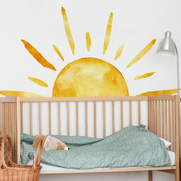Sun Wall Decal - Etsy
