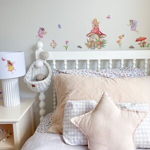 Girl's Bedroom Wall Decals, Fairy Wall Stickers, Peel and Stick ...