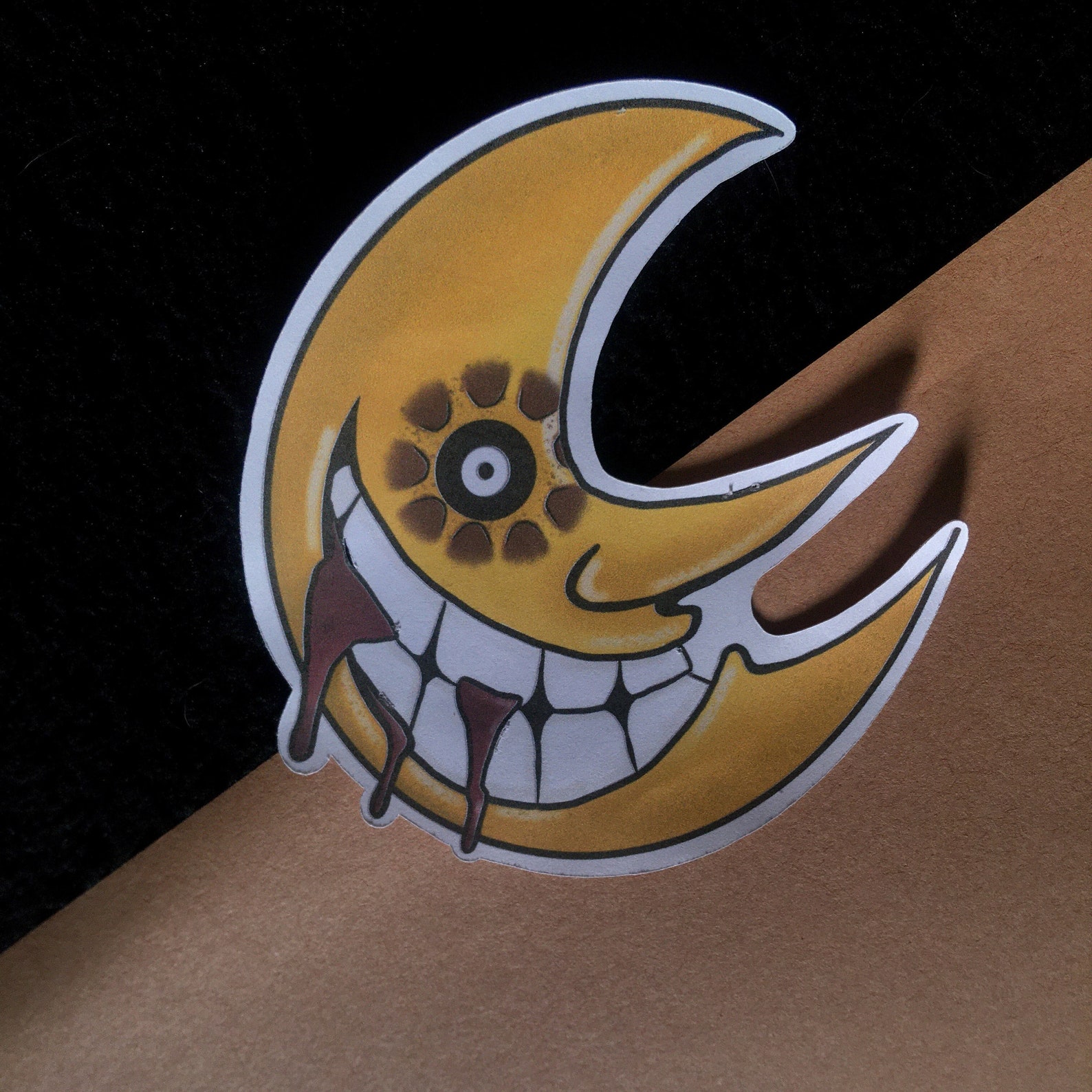 Soul Eater Moon Stickers, Anime Sticker, Weeb Sticker, Laptop Sticker ...