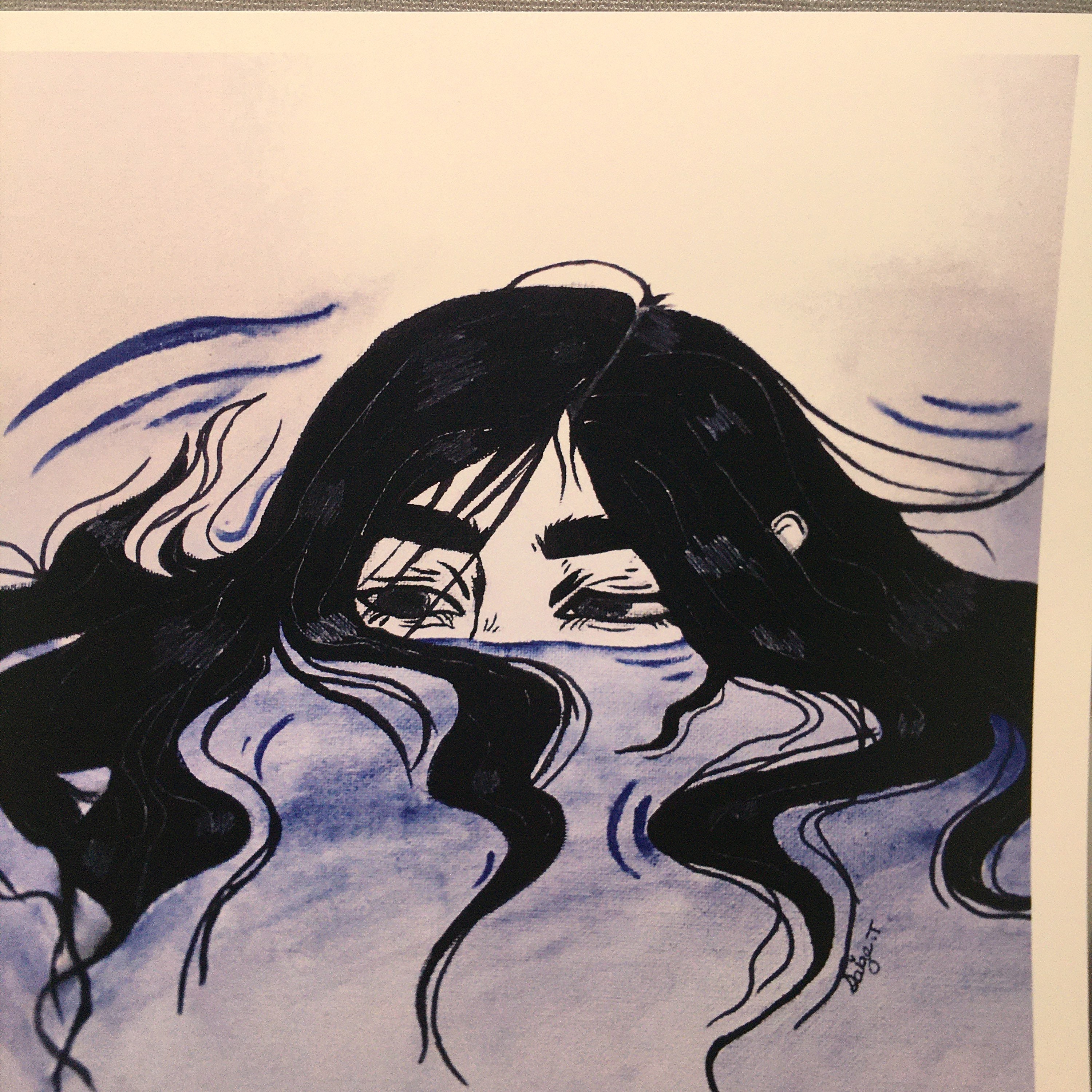 Drowning Hand Drawing Tumblr