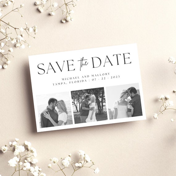 Save The Dates Save The Date Template Instant Download Etsy