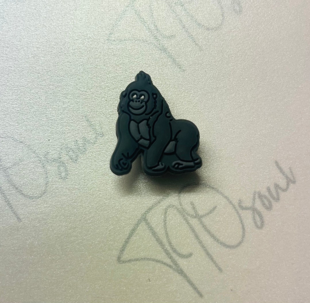 Gorilla Shoe Charm, Ape Clog Charm, Shoe Decoration - See Description ...