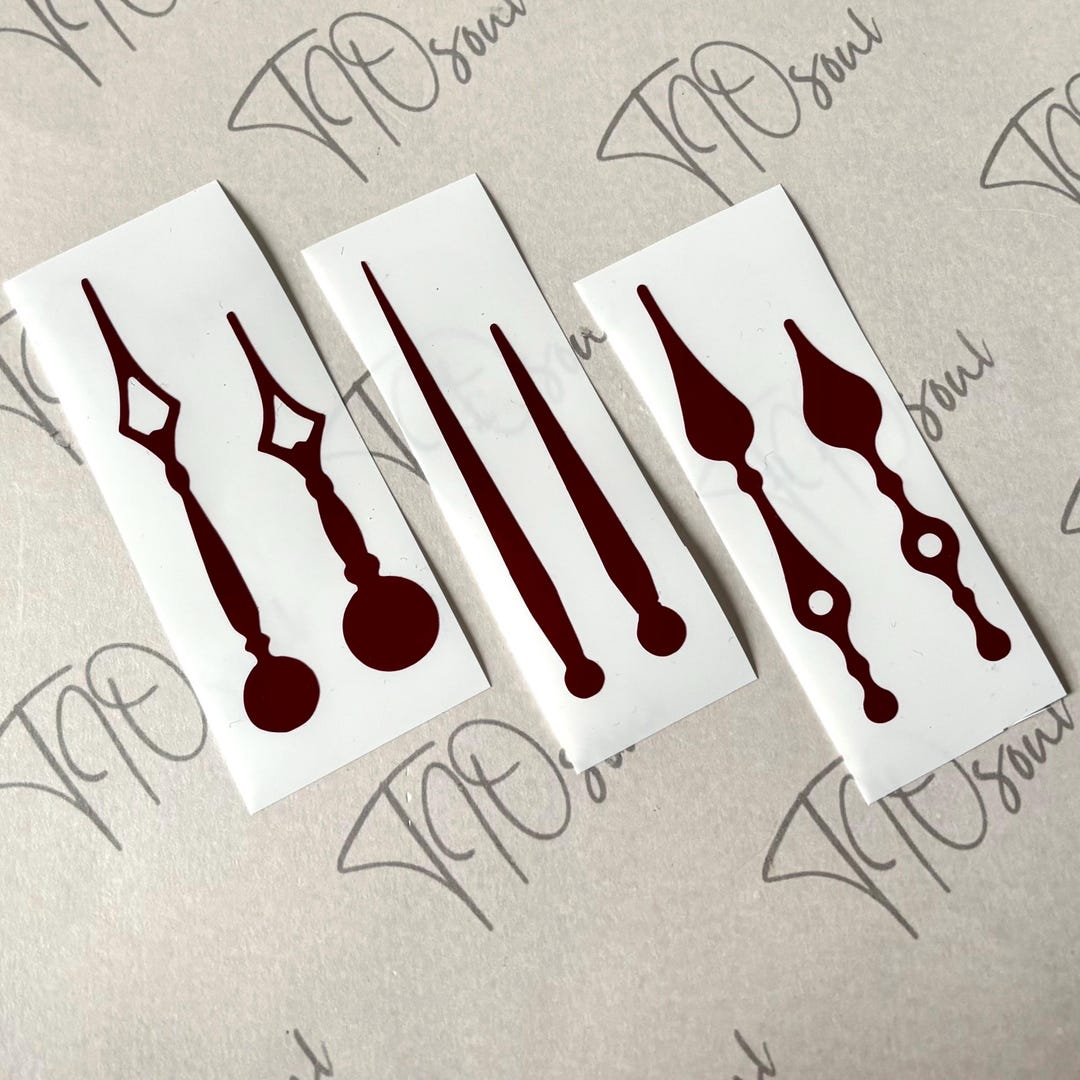 Clock Hand Decal Sticker, DIY Clock Sticker, Clock Sticker. Hour Hand ...