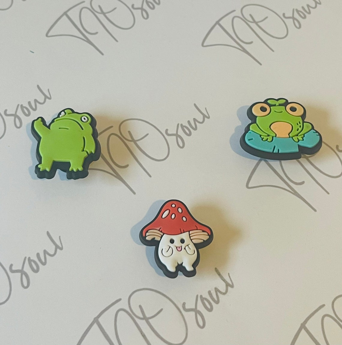 Frog Shoe Charms Toadstool Shoe Charm See Description for - Etsy UK