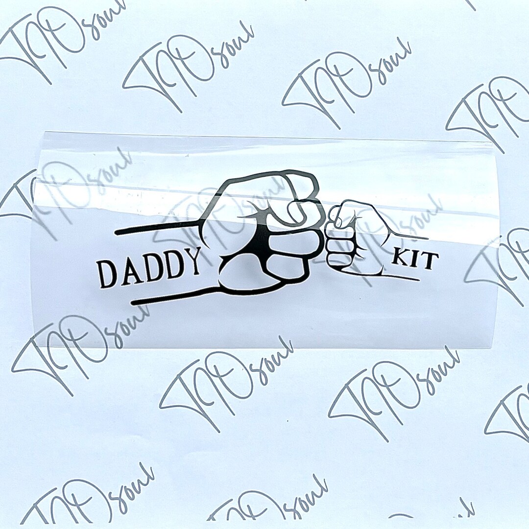 Fist Bump Iron on Decal, DIY Fathers Day HTV, Daddys Team Iron on ...