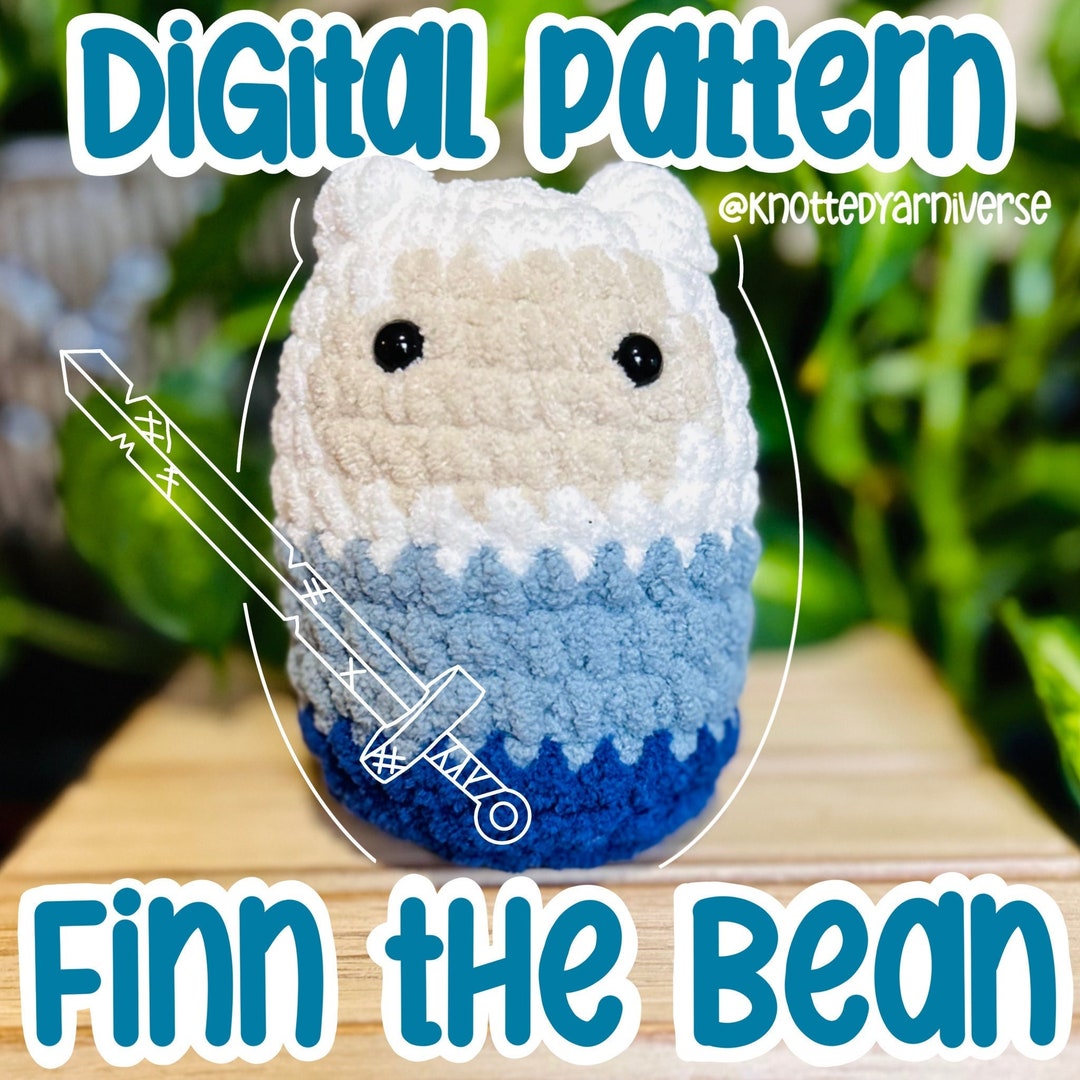 Finn the Bean | Digital Crochet Pattern | PDF - Etsy