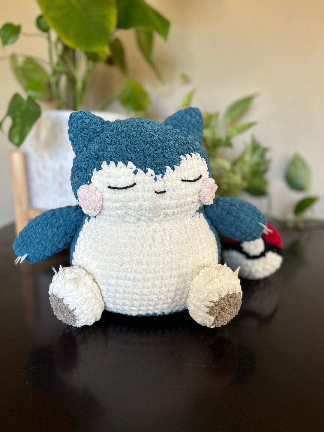 Snore Monster Handmade Crochet Plushie - Etsy