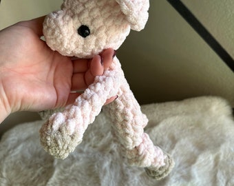 MINI Pia Pig Knotted Lovey Crochet Pig PATTERN - Etsy
