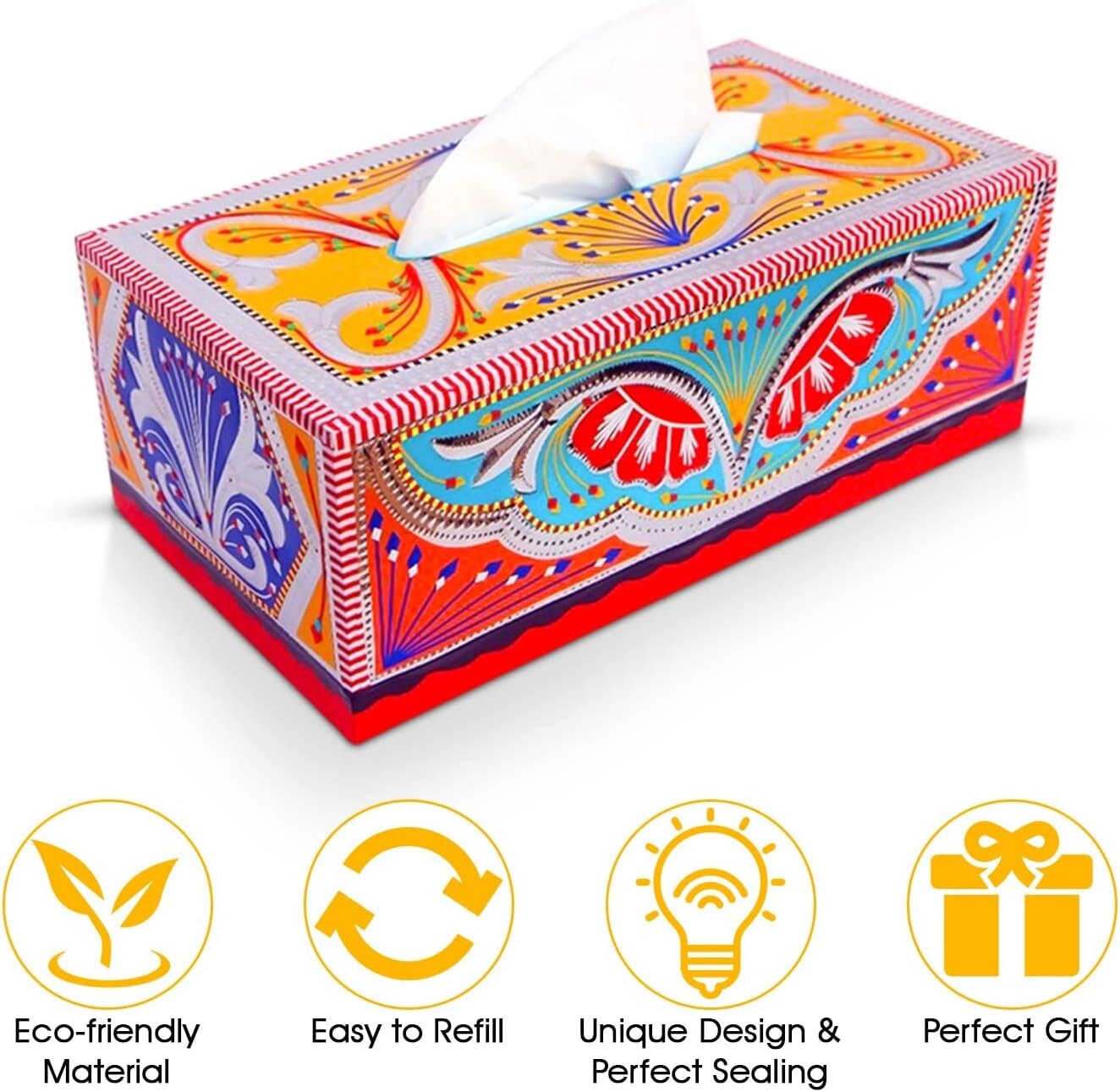 Handmade Pakistani/indian Chamakpatti Tissue Box Cover Home - Etsy