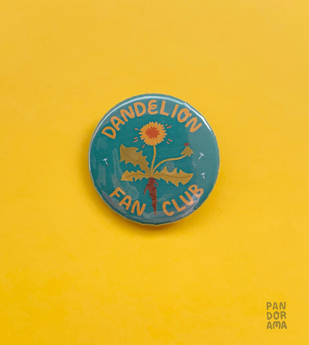 DANDELION FAN CLUB Button / Badge 38mm - Etsy