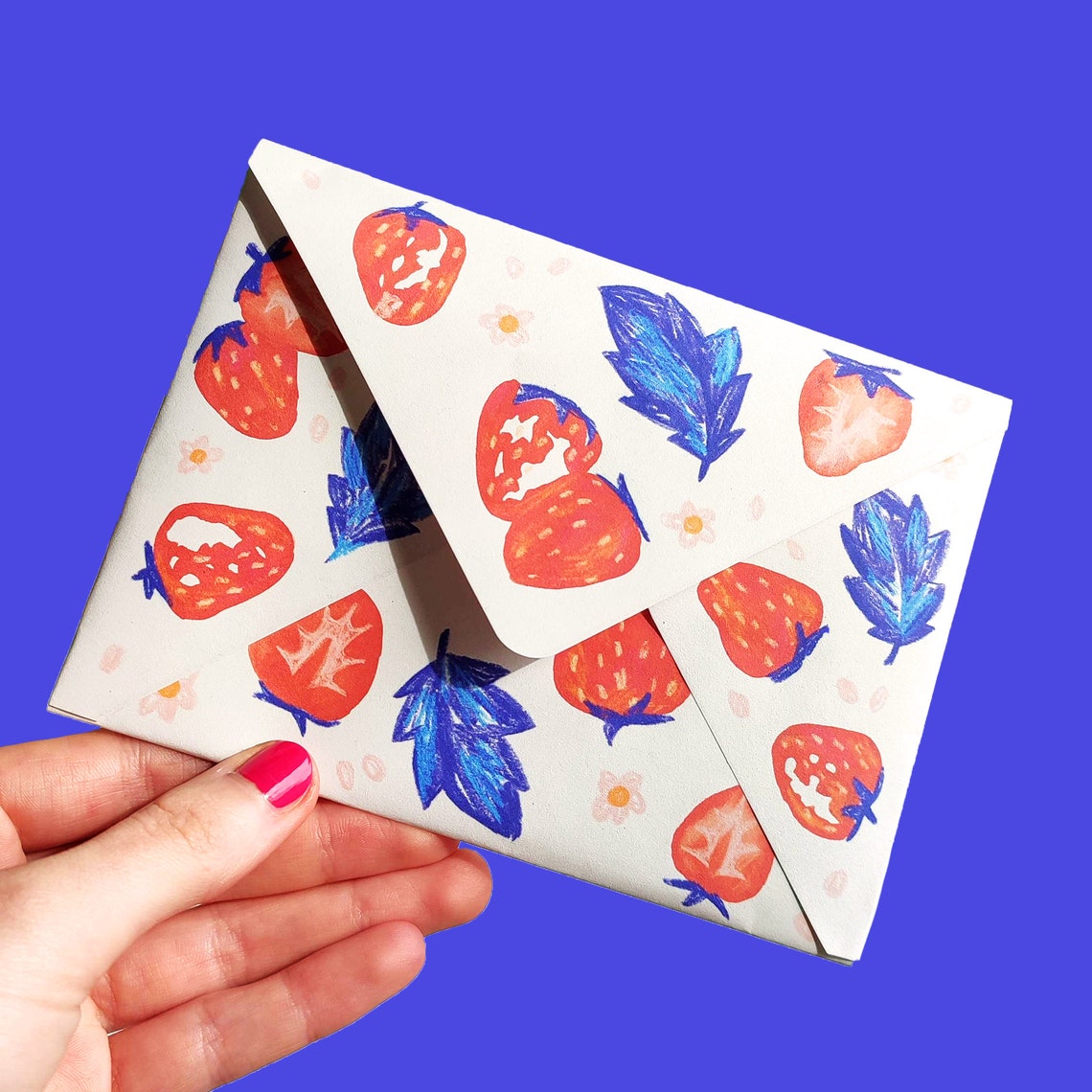 STRAWBERRY LETTER | Printable Envelope | Digital Download - Etsy