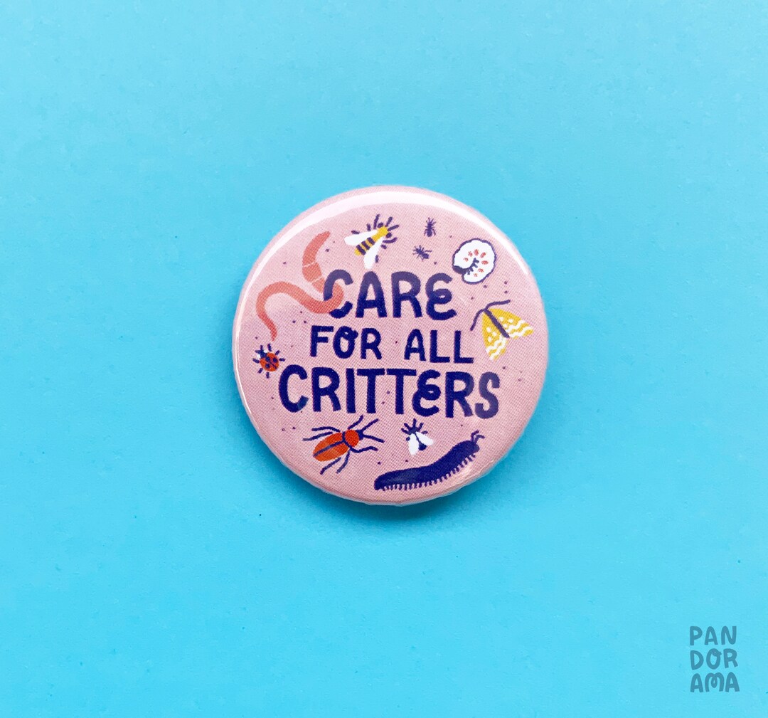 CARE for All CRITTERS Button / Anstecker 38mm - Etsy