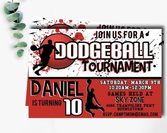 Kickball Birthday Invitation | Etsy