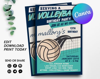 Volleyball Theme Party - Etsy